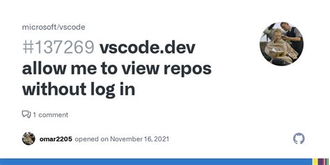 Vscode Dev Allow Me To View Repos Without Log In Issue Microsoft Vscode GitHub