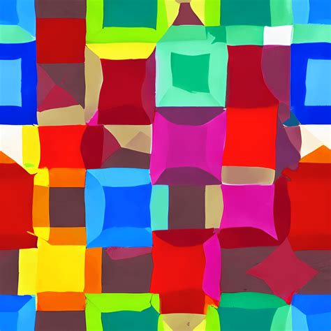 Colourful Pentagon Pattern · Creative Fabrica