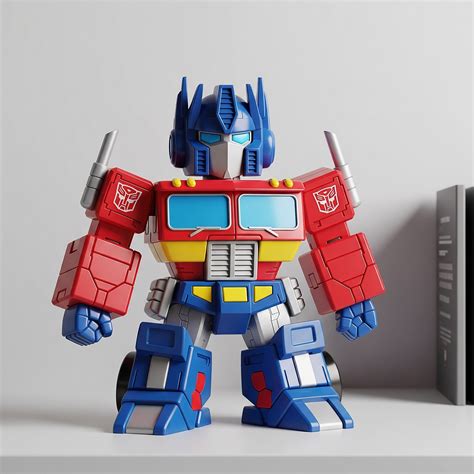 Optimus Prime Chibi 3d Printable Figurine Stl 🤖 ・ Stl File For 3d Printing・cults