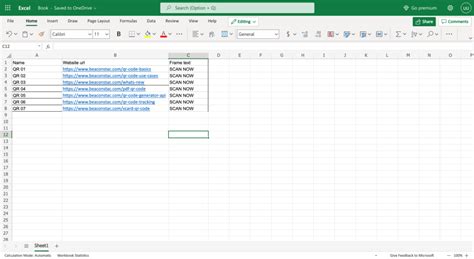 Generating Qr Codes From Excel Word и Excel помощь в работе с
