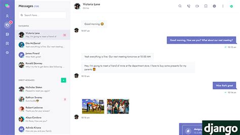 Chaton Django Chat App Template By Themesdesign
