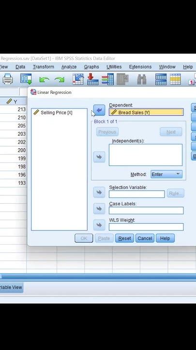 How To Compute Simple Linear Regression In Spss Shorts Youtube