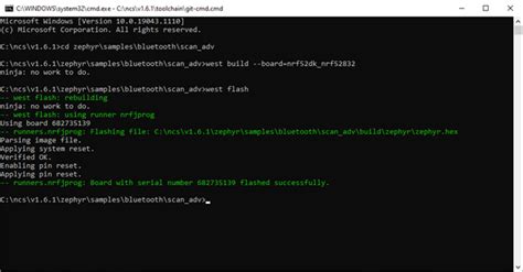 Ncs Scanadv Example Is Not Working With Nrf52832 Nordic Qanda Nordic Devzone Nordic Devzone
