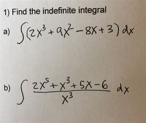 Solved Find The Indefinite Integral Chegg