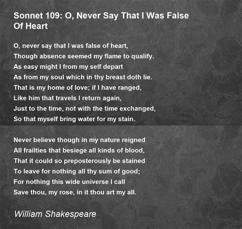 “sonnet 109” By William Shakespeare Review The Book Corner Chronicles