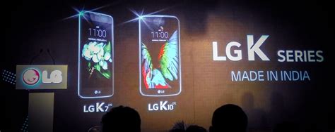 LG K And LG K Budget G LTE Android Smartphones Launched In India