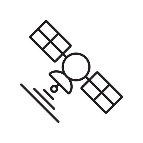 Satellite Icon Vector 24394294 Vector Art At Vecteezy