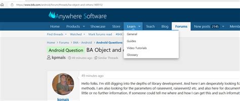 Ba Object And Others B4x Programming Forum