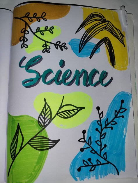 Science Title Page Ideas Aesthetic
