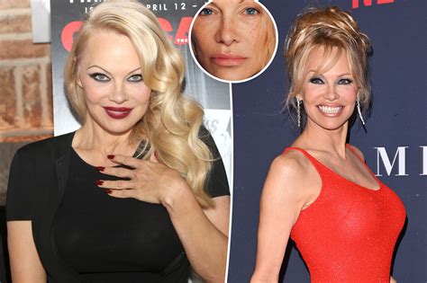 Pamela Anderson Voor En Na Pamela Anderson Makeup Free Photos Her