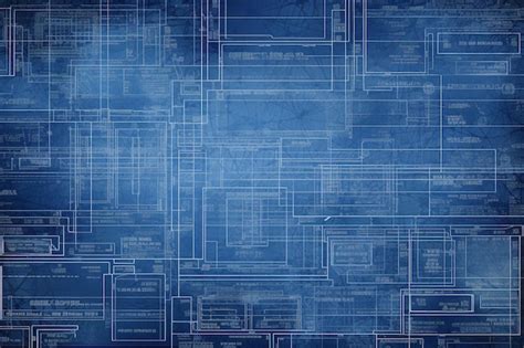 Premium Photo Blueprint Blueprint Texture Paper Background