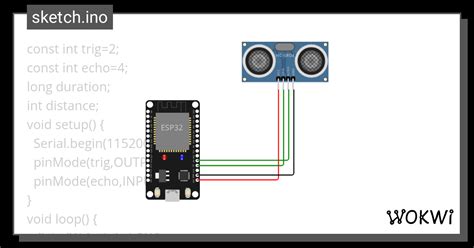 Distance 1 Wokwi Esp32 Stm32 Arduino Simulator