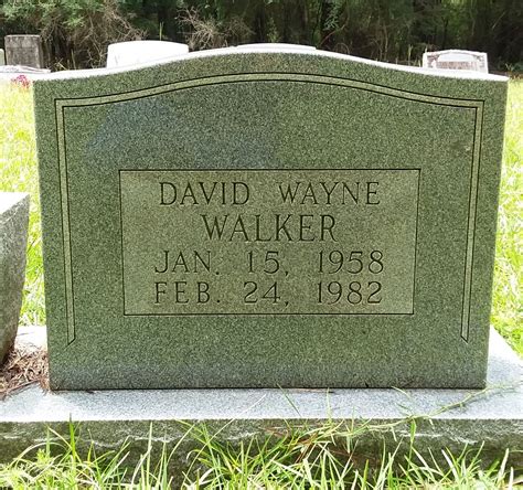 David Wayne Walker 1958 1982 Find A Grave Memorial