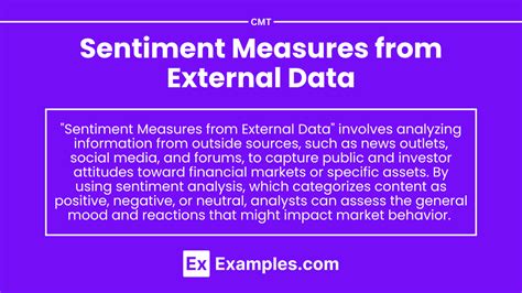 sentiment measures from external data notes and practice questions