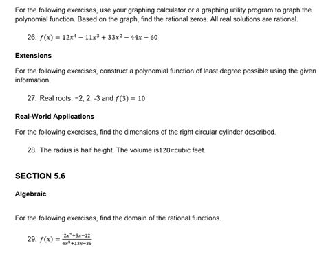 solved for the following exercises use your graphing