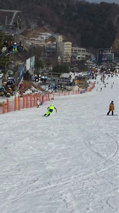 독학러의 뻔~스키~ 독학 스키 카빙턴 스키장 Shorts Shortvideo Youtube