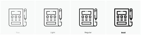 Wireframe Icon Thin Light Regular And Bold Style Design Isolated On White Background 27796372