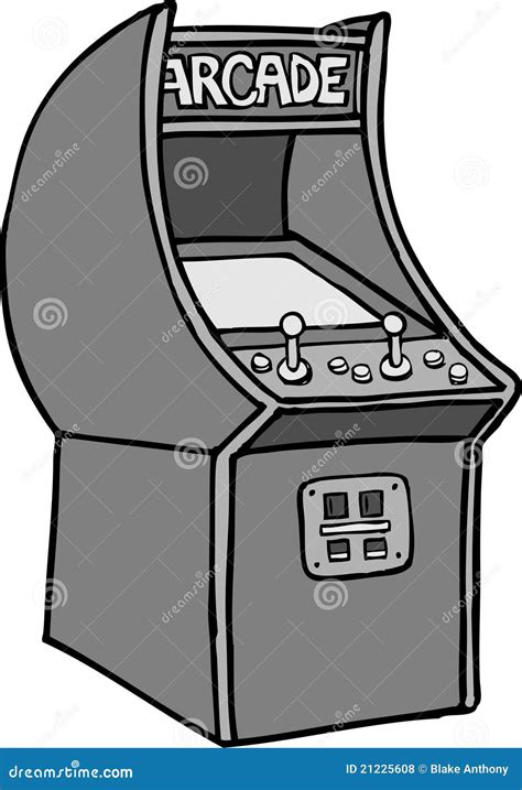Arcade Machine Stock Vector Illustration Of Stand Gamer 21225608