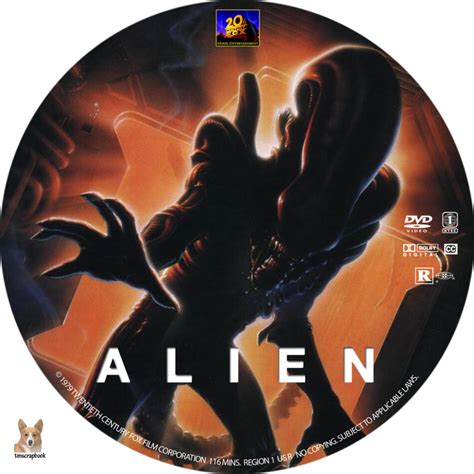 Alien Dvd Labels 1979 R1 Custom