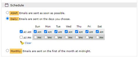 Set Up An Auto Email Matrix