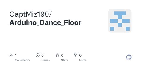 Github Captmiz190arduinodancefloor