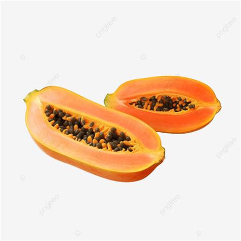 파파야 Isoalted 3d 렌더링 음식 과일 외딴 Png 일러스트 및 이미지 에 대한 무료 다운로드 Pngtree