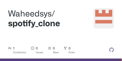 github waheedsys spotify clone