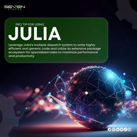 seven stacks on linkedin julialang codingefficiency programming