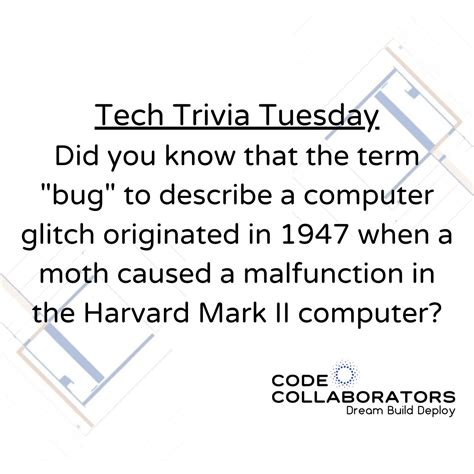 code collaborators on linkedin today is tech trivia tuesday did you know this piece of tech