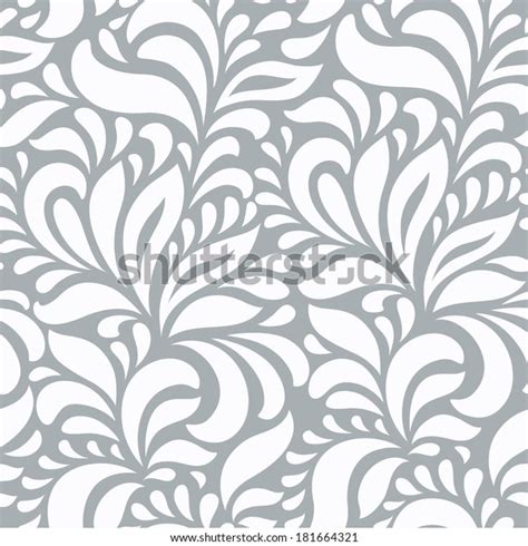 Grey Abstract Seamless Pattern Stock Vector Royalty Free 181664321