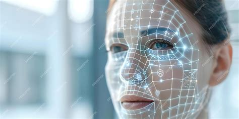Enhancing Security With Facial Recognition Biometric System Concept