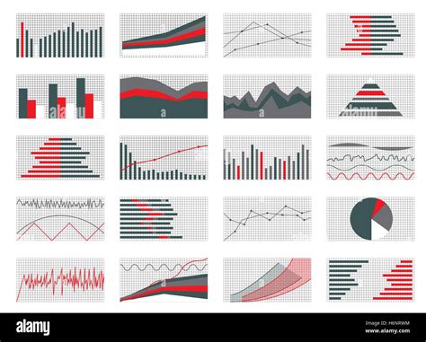 Set Of Graphs And Charts Data And Statistic Informative Infogr Stock Vector Image And Art Alamy