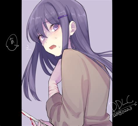 Yuri Doki Doki Literature Club Drawn By Uzurabonnet225 Danbooru