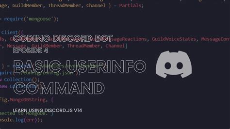 basic userinfo command episode 4 discord js v14 youtube