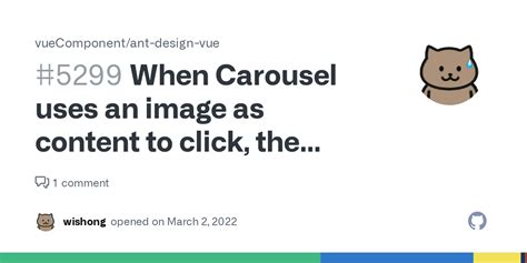 When Carousel Uses An Image As Content To Click The Console Reports An Error Issue