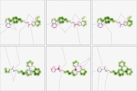 Similarity Maps For Circular Fingerprints Similarity Map Of Molecule 2 Download Scientific