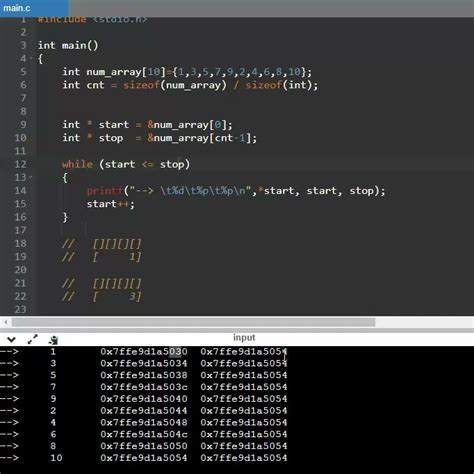 lesson 34 only use pointers to loop over an array in c programming