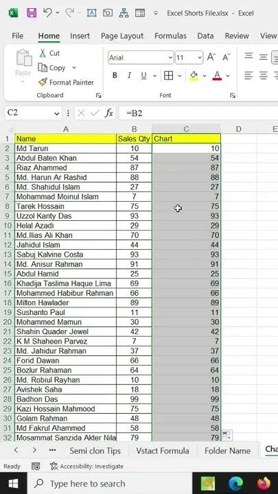 Excel Chart Excel Exceltips Exceltricks Exceltutorial Excelshort