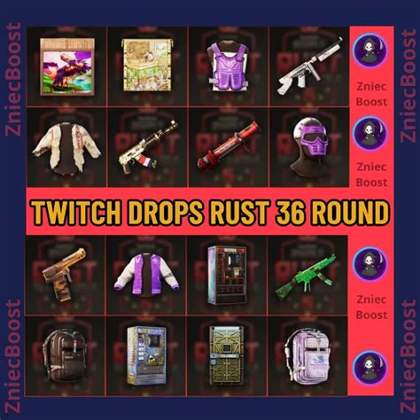 Twitch Drops Rust 36 ROUND 16 Skins Team Battle 5 Other Game Items Gameflip