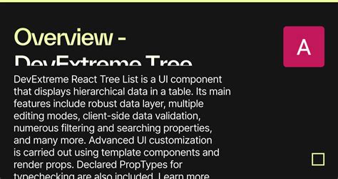 Overview Devextreme Tree List Forked Codesandbox