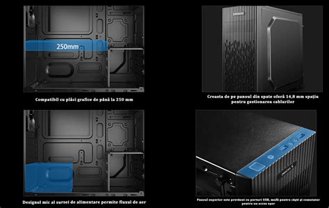 Deepcool Matrexx 30 SI Neagra Midlle Tower Fara Sursa la CEL.ro