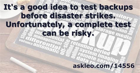 How Do I Test Backups 3 Practical Steps To Make Sure The Safety Net Will Work Ask Leo