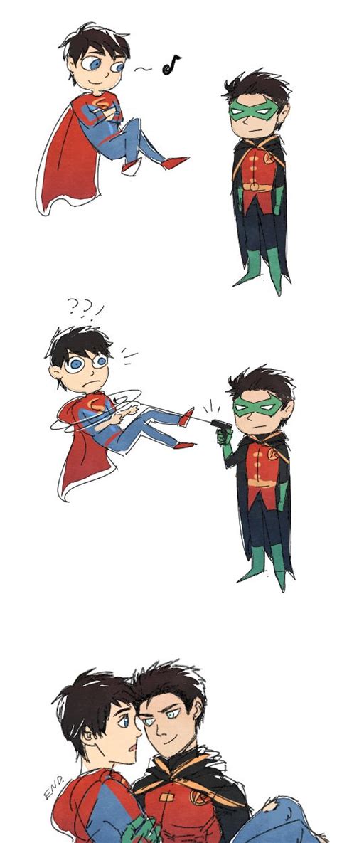 Damijon The Super Sons Ship Batman Comic Art Robin Comics Dc