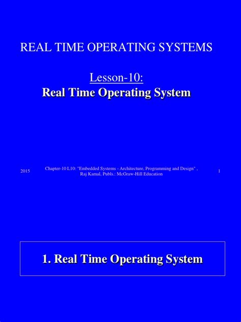 Chap 10lesson10emsys3ertosintroduction Pdf Embedded System