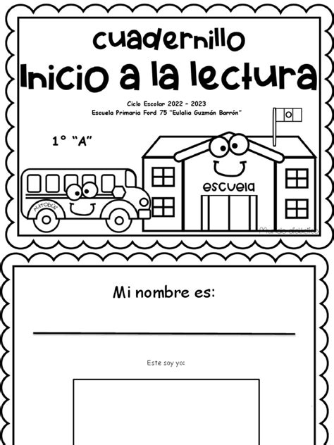 Cuadernillo Lectoescritura 1° A Pdf