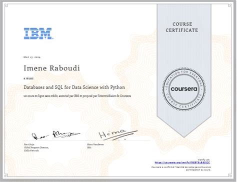 Imene Raboudi On Linkedin Datascience Continuouslearning Courseracertified
