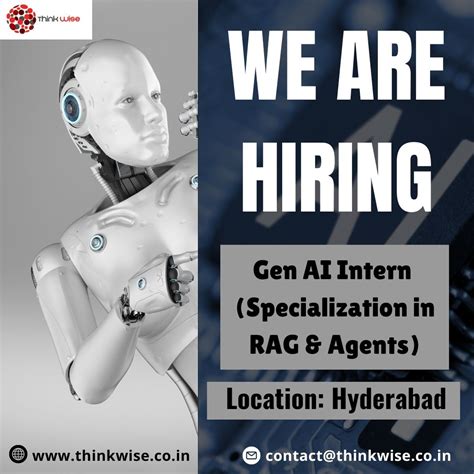 Thinkwise Consulting Llp On Linkedin Hyderabad Hydjobs Hiring Aiinternship Genai Rag