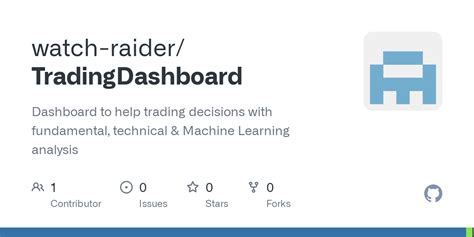 GitHub Watch Raider TradingDashboard Dashboard To Help Trading Decisions With Fundamental