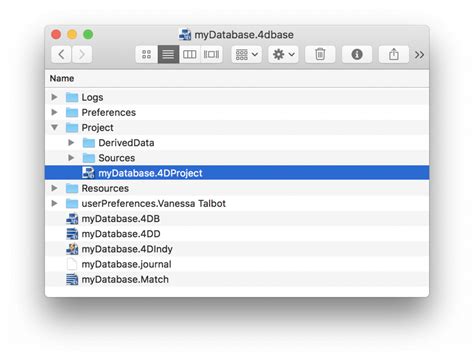 convert an existing database into a project 4d blog