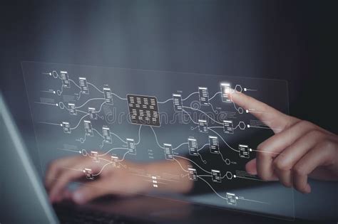 Business People Using Laptop To Automate Processes And Workflows Related To Corporate Documents